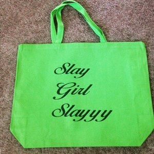Cut From A Different Cloth | Bags | Slay Girl Slayy Jumbo Tote | Poshmark